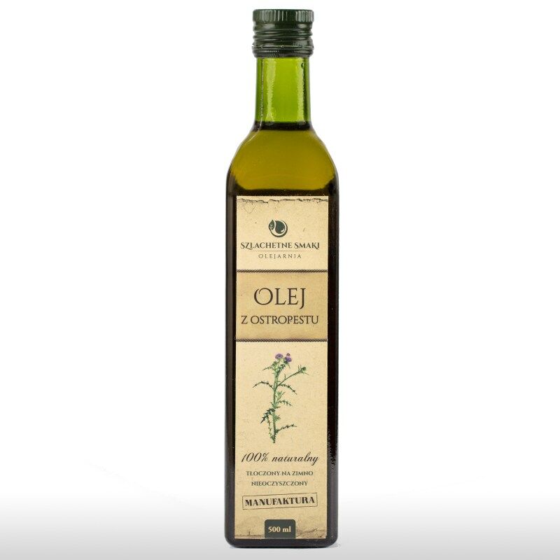 Olej z ostropestu - Olejarnia Szlachetne smaki